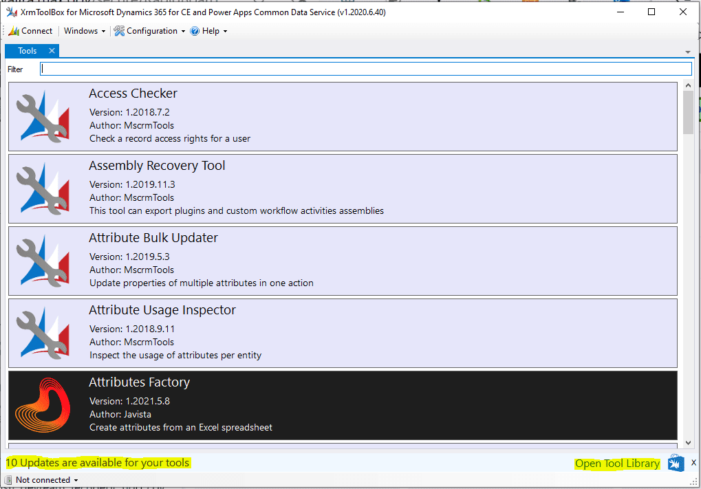 How to Easily Install Updates to XrmToolbox Tools | Dynamicas