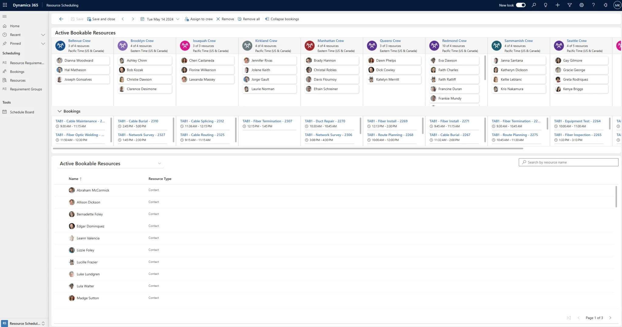 Dynamics 365 Field Service announces the new Crew Allocation Tool, which enables the “Morning ...